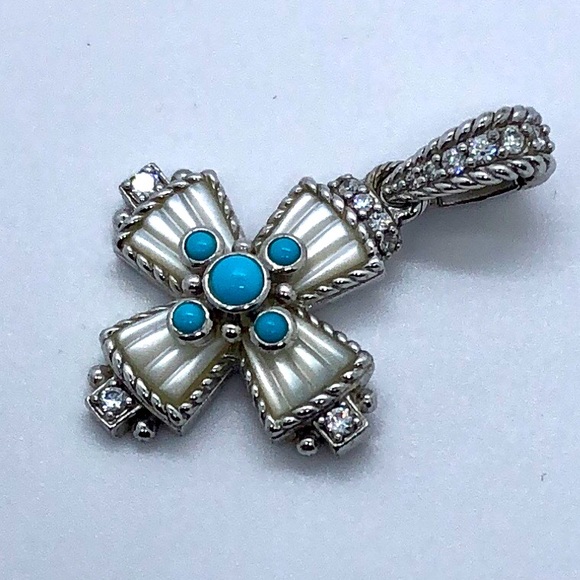 Judith Ripka | Jewelry | Judith Ripka Turquoise Mopdmq Charm Set In 925 ...